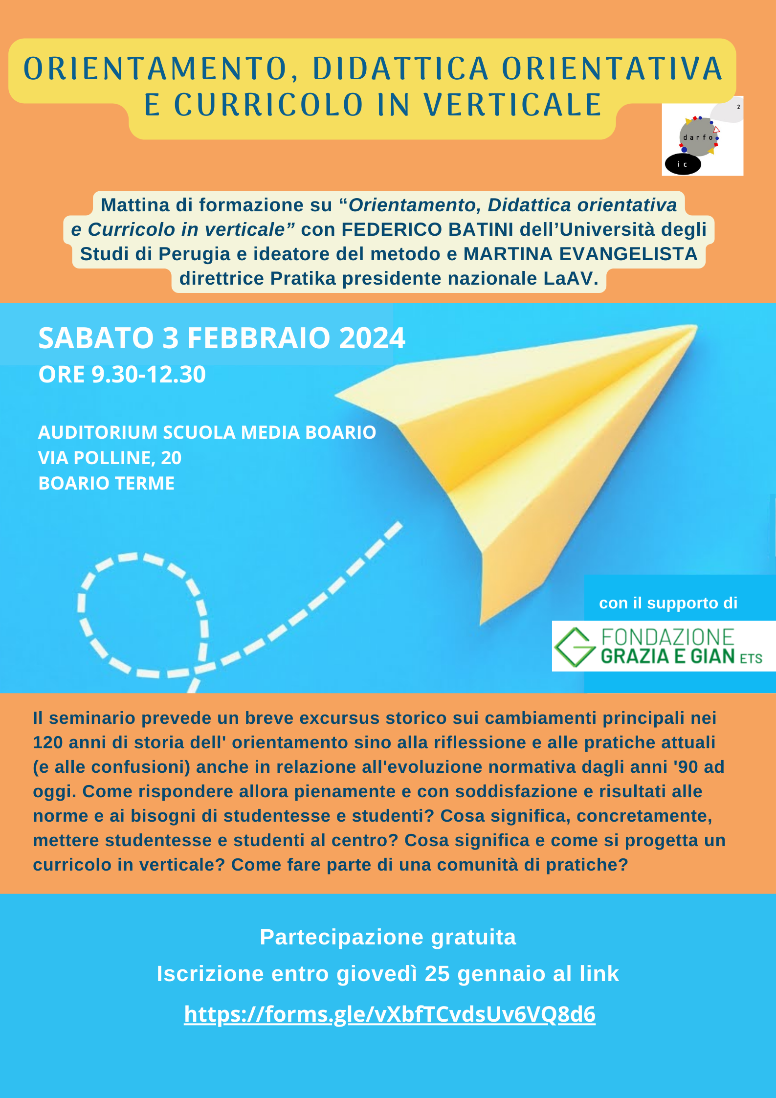 Lettura a voce alta e didattica orientativa con Federico Batini ...